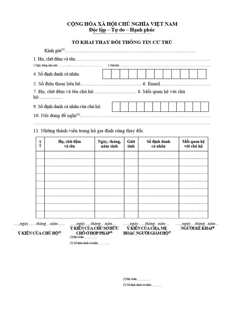 Mẫu CT01 - 66 | PDF