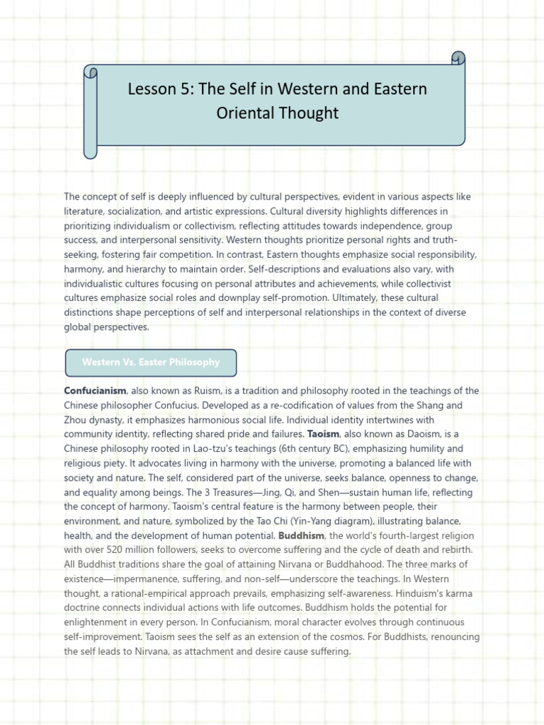 UTS Summary Lesson 5 | PDF | Confucianism | Eastern Philosophy
