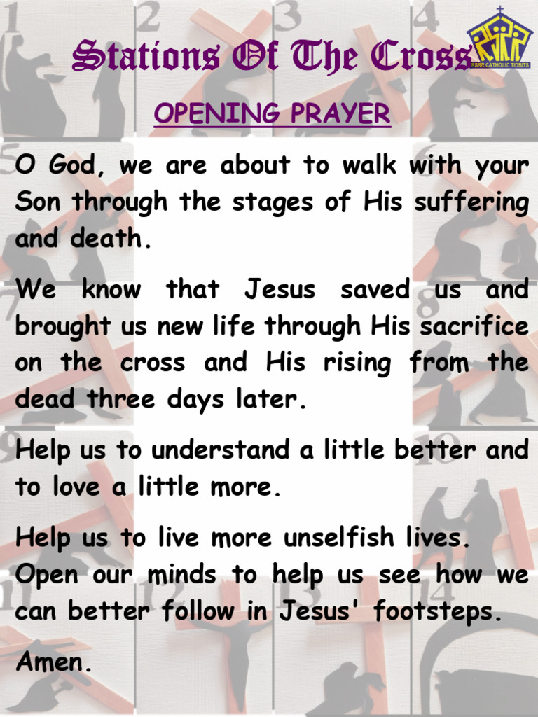 Stations of The Cross - RSRR - Catholic - Tidbits | PDF | Jesus ...