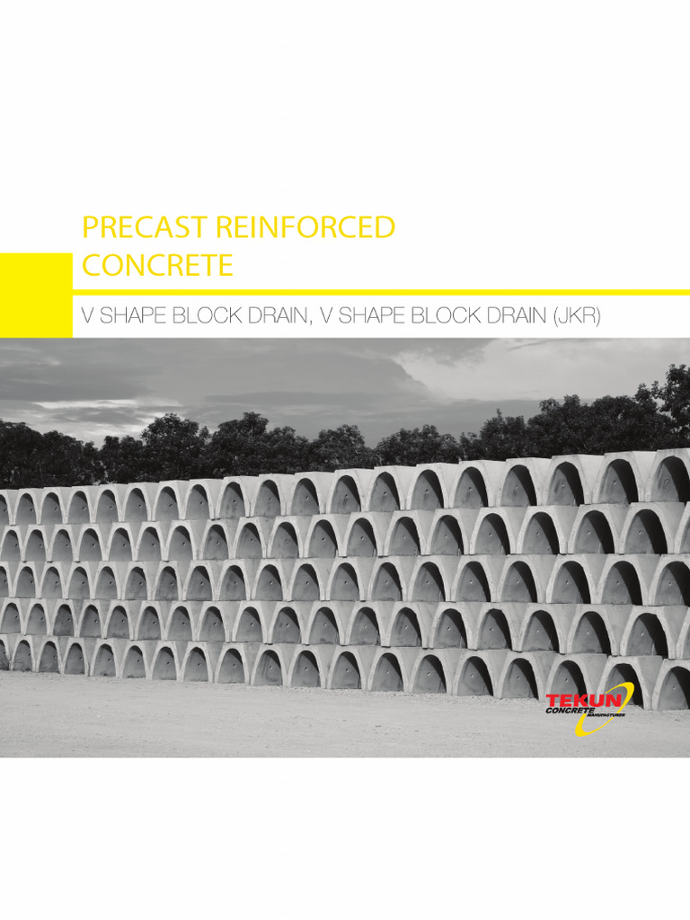 V Shape Block Drain[1] | PDF