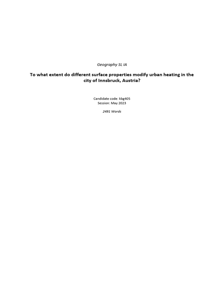 Sample IA | PDF | Heat | Temperature