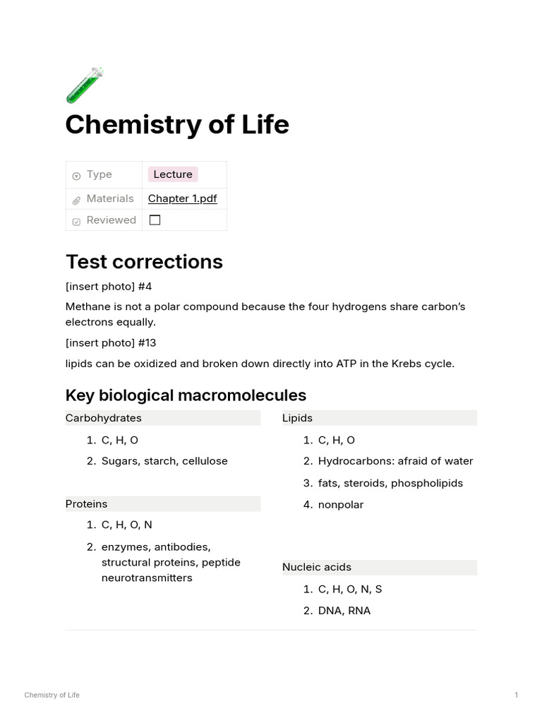 Chemistry of Life - AP Biology | PDF | Chemical Bond | Water