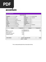 Accenture Payslip Overview - July 2022 | PDF