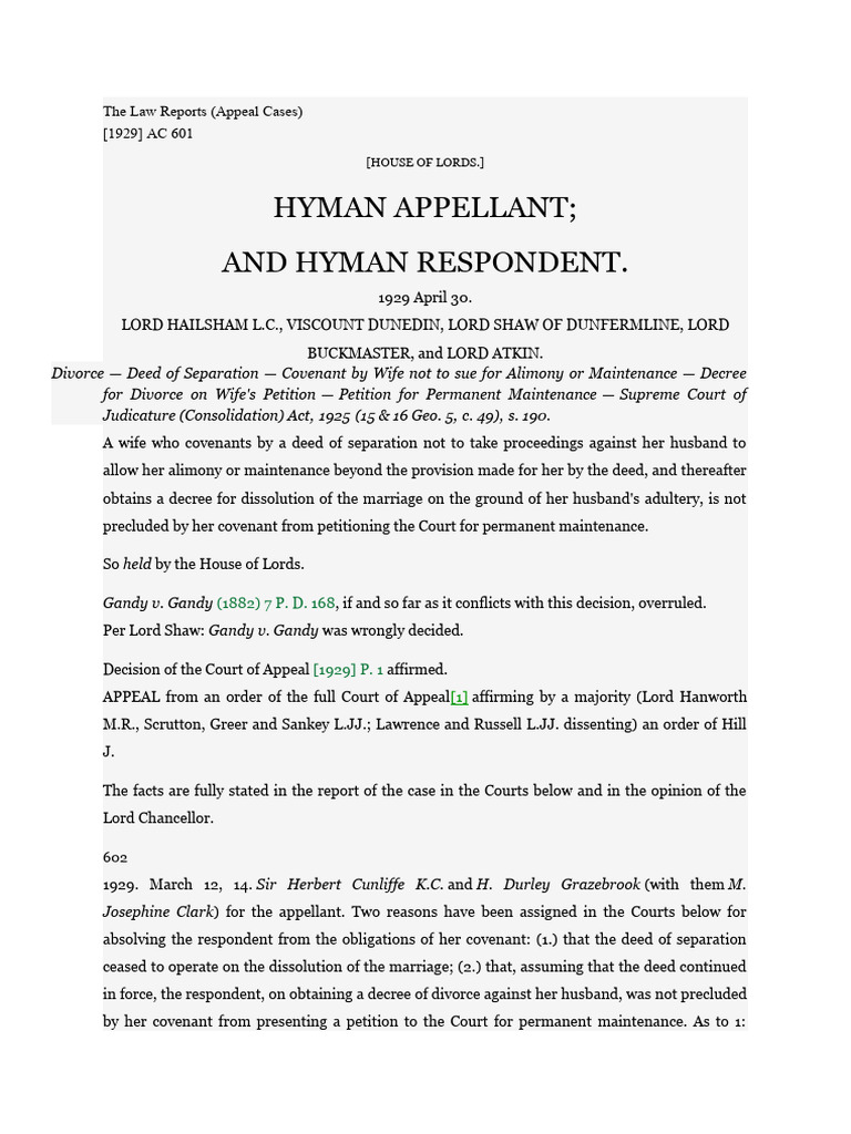 Divorce Maintenance Covenant Case | PDF | Alimony | Divorce