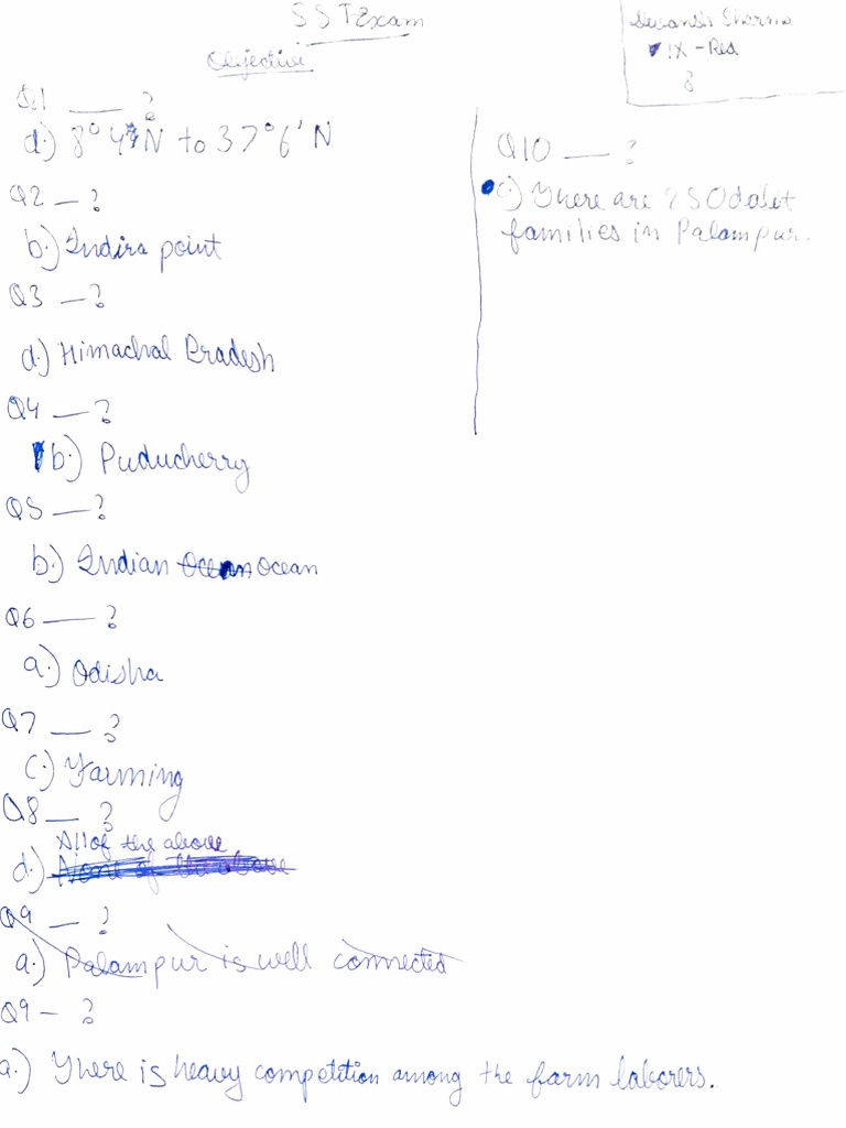 8, Devansh Sharma SST | PDF