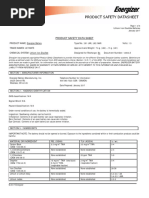 Safety Data Sheet: CIF Disinfectant Floor Cleaner | PDF | Occupational ...