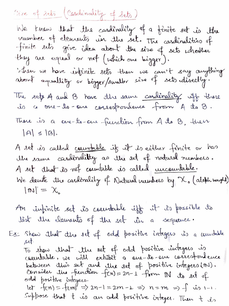 Countable Set | PDF | Arte