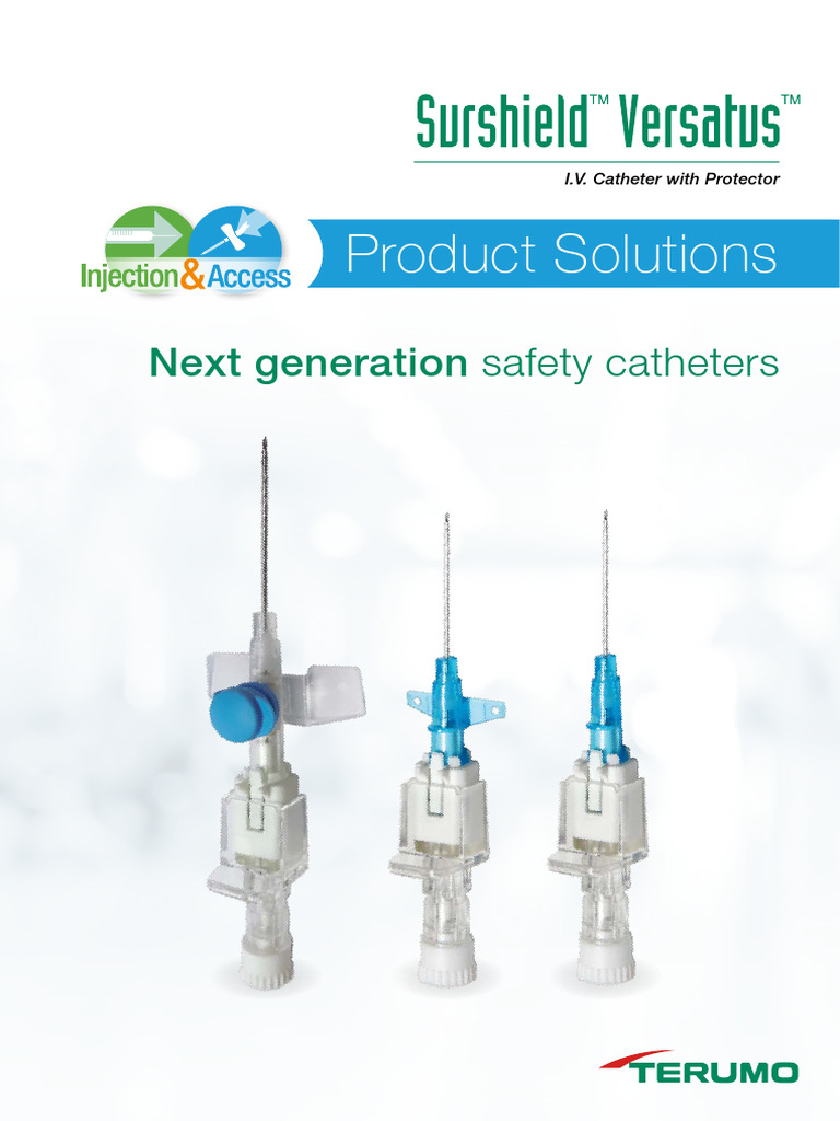 Brosur Shurshild Versatus | PDF | Intravenous Therapy | Catheter