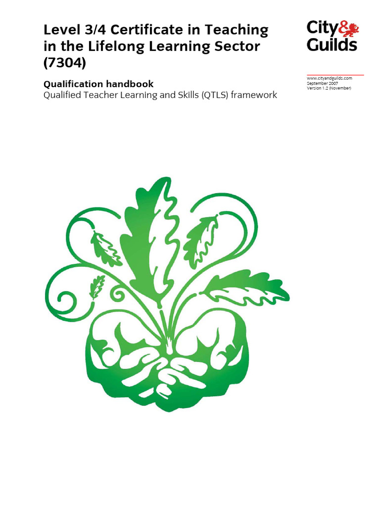 7304 l3 l4 Qualification Handbook v1-2 | PDF | Educational Assessment ...