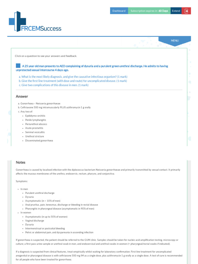 Obstetrics & Gynaecology - FRCEM Success | PDF | Hypertension | Human ...
