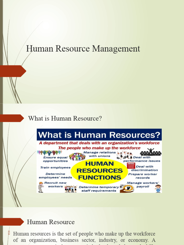 Human Resource Management | PDF | Human Resource Management | Human ...