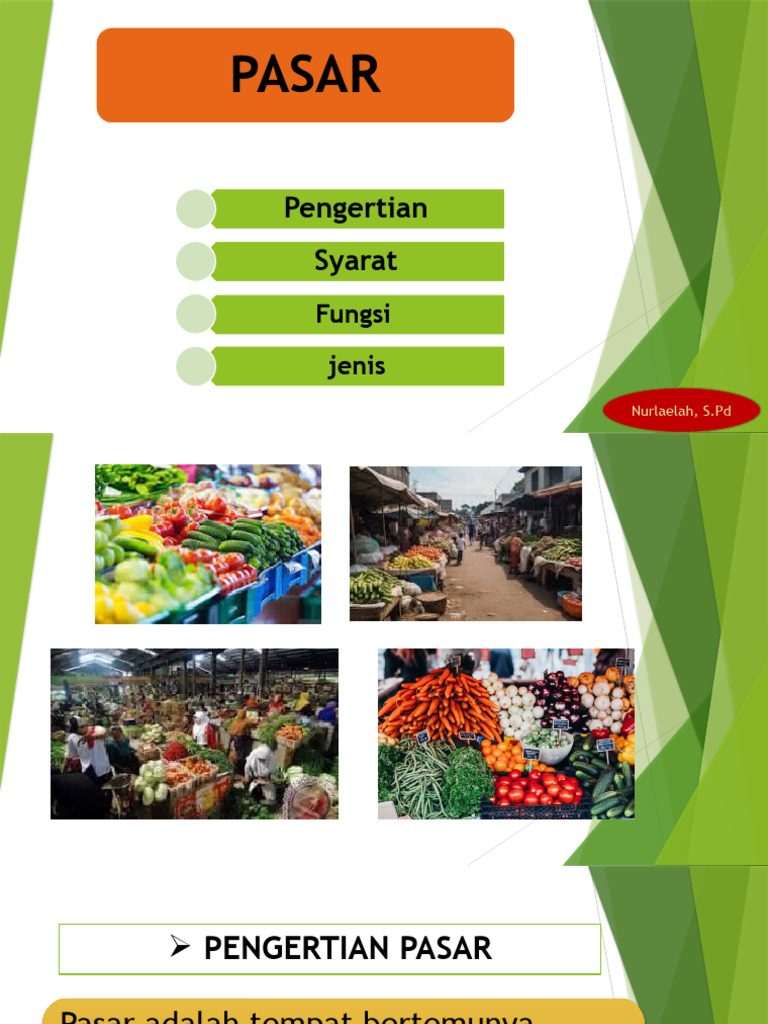 Pengertian dan Jenis-Jenis Pasar | PDF
