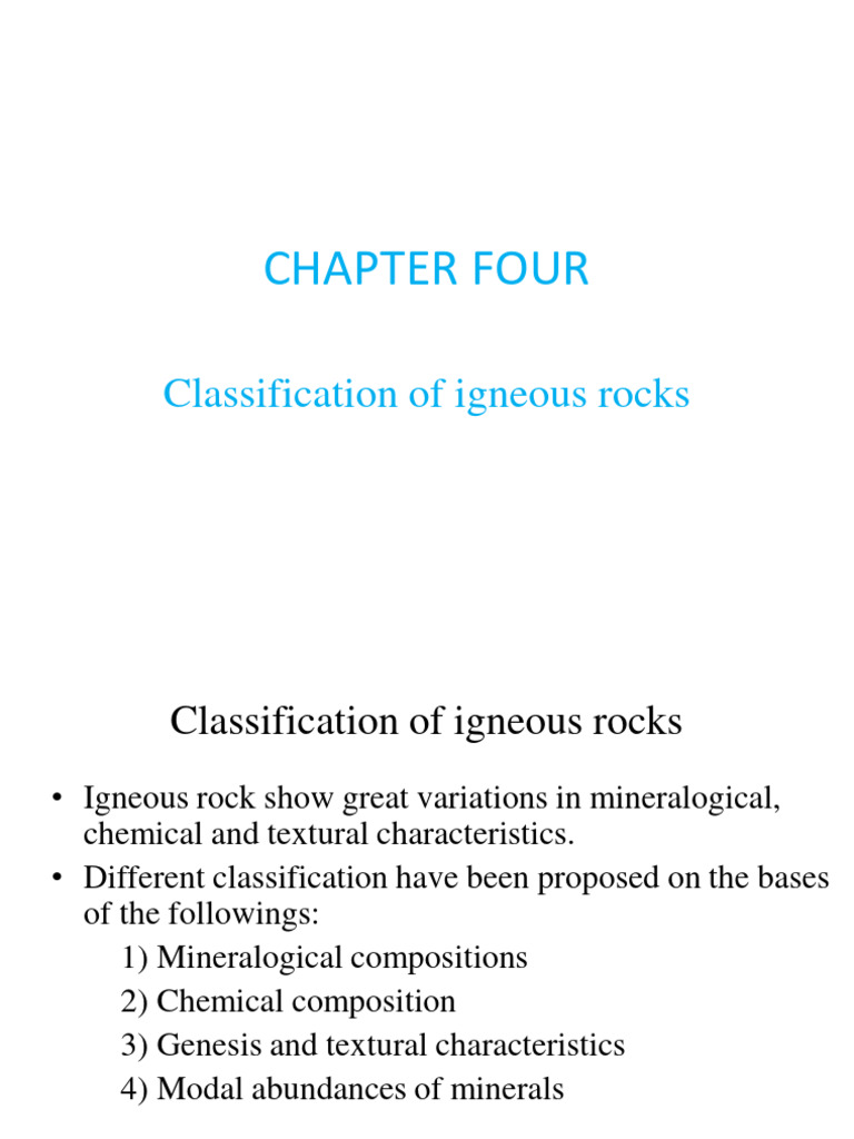 Igneous Petro cha4 | PDF | Volcano | Igneous Rock