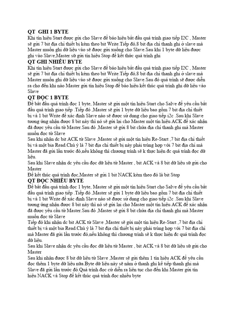 QT Ghi 1 Byte | PDF