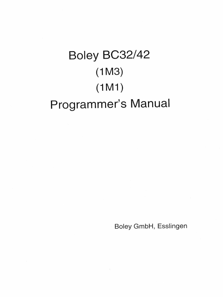 Programmer's Manual | PDF