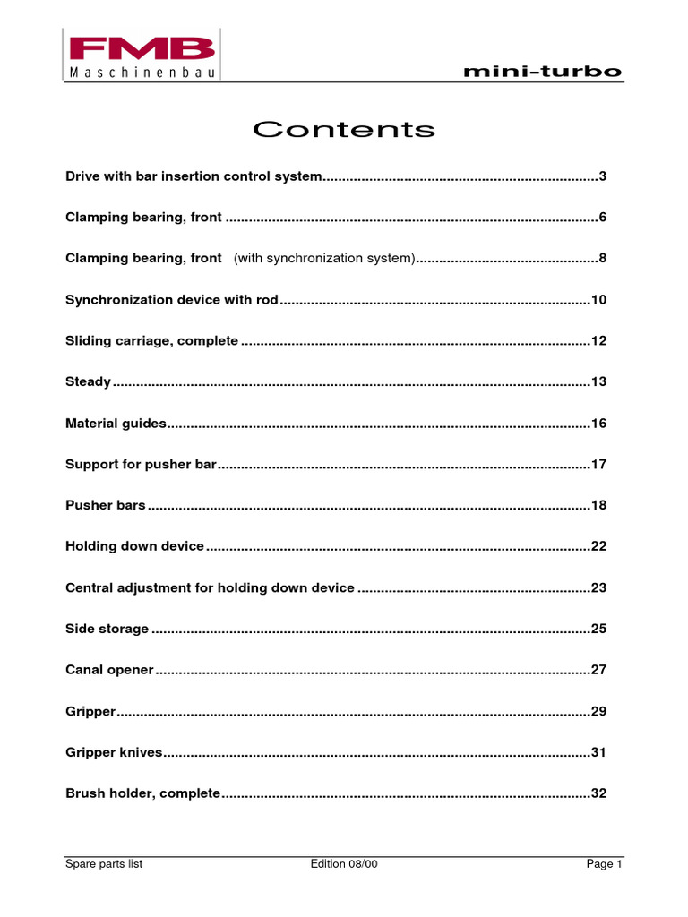 FMB Turbo Manual - 1 - 2 | Download Free PDF | Screw | Nut (Hardware)