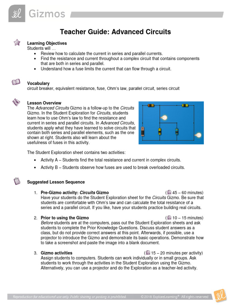 Advanced Circuits TG | PDF | Electrical Resistance And Conductance ...