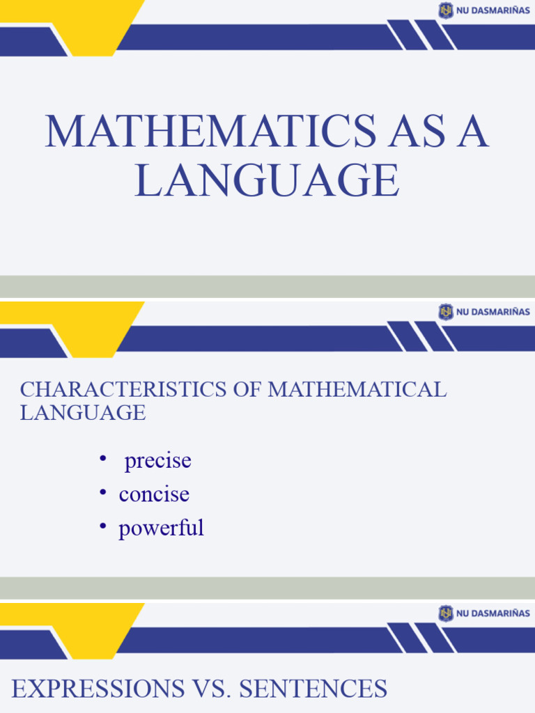 Mathematics As Language | PDF | Function (Mathematics) | Sentence ...