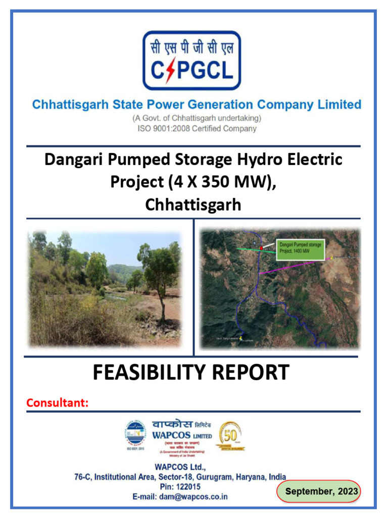 Feasibility Report of Dangari (1400MW) | PDF | Renewable Energy ...