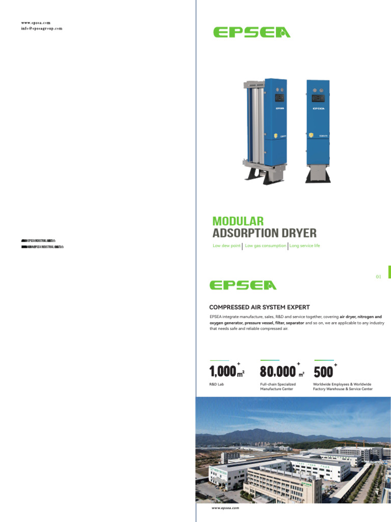Catalog EPSEA Modular Desiccant Adsorption Dryer | PDF | Clothes Dryer ...