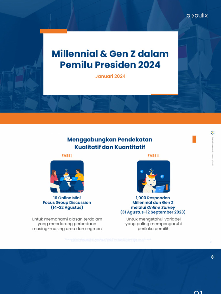 Presentation Deck - Expectations of Young Voters in The 2024 Indonesian ...