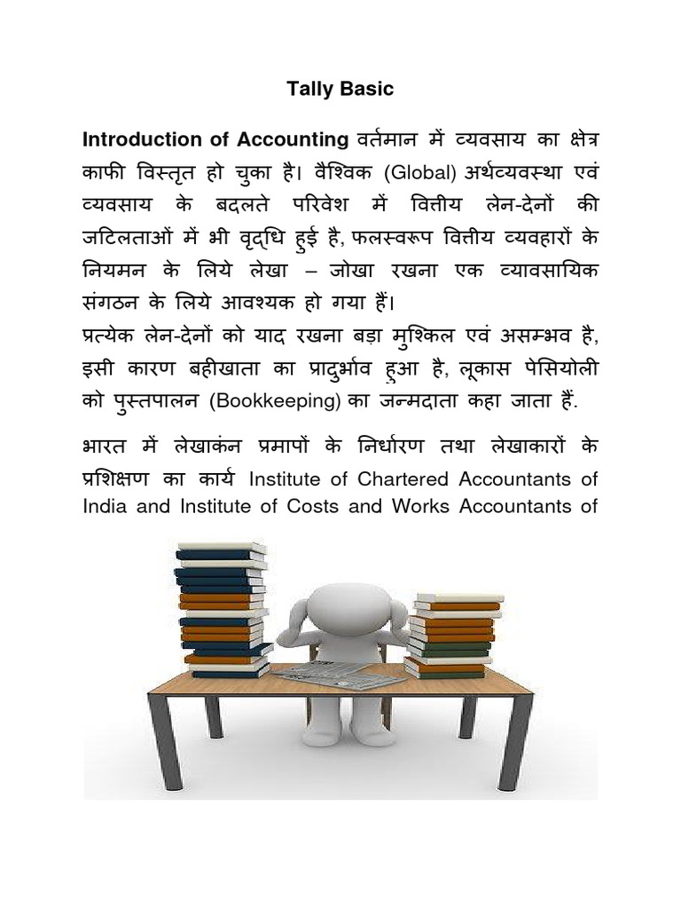 Tally Basic Theory - 1 | PDF