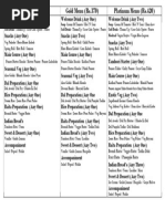 TDH Menu June 2nd Week | PDF | Food And Drink Preparation | Western Cuisine