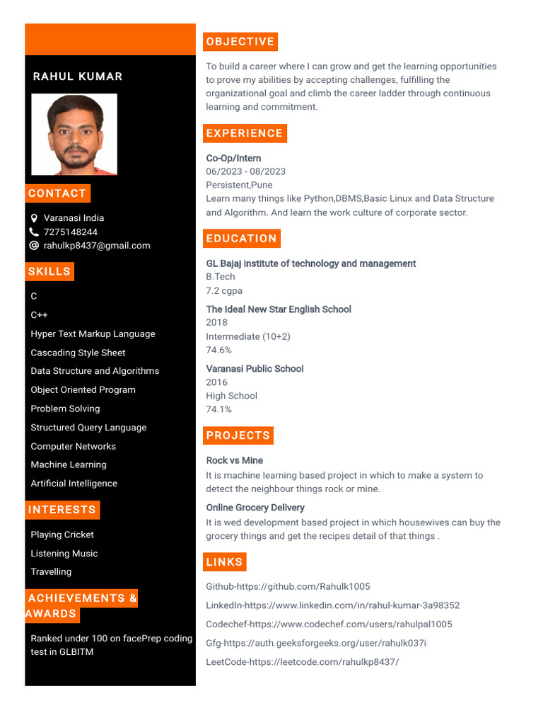 ed resume | PDF | Machine Learning | Computing