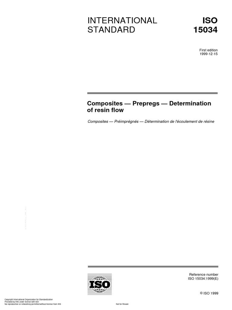 Iso 15034-1999 | PDF | International Organization For Standardization