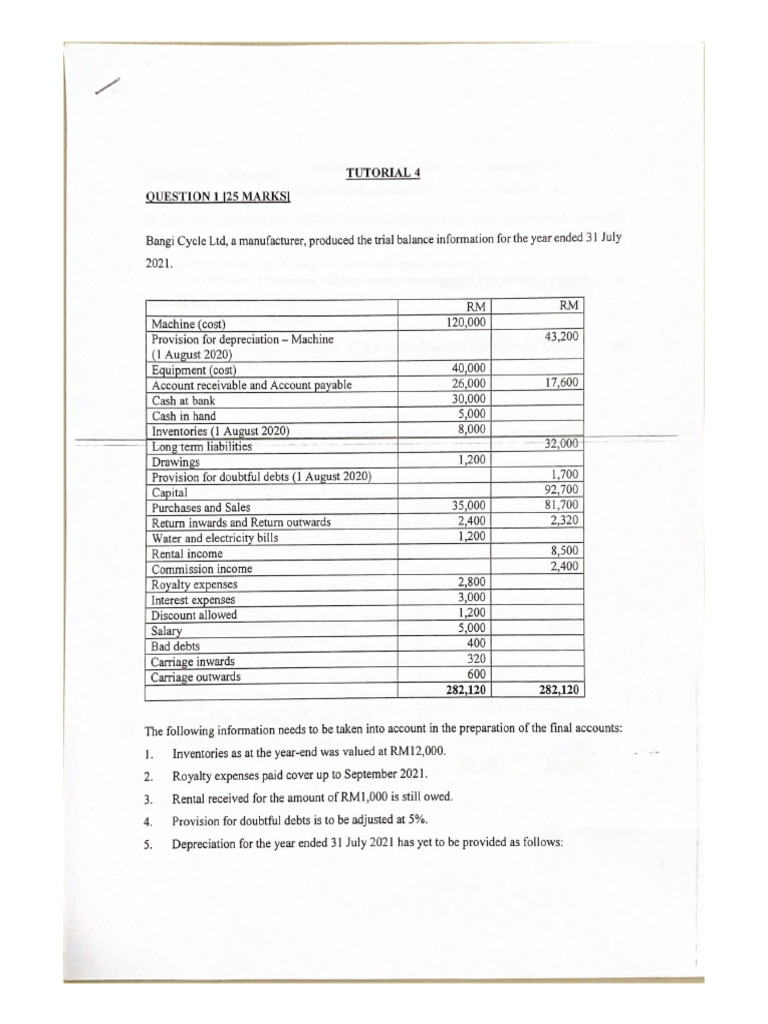 Tutorial 4 1.0 | PDF