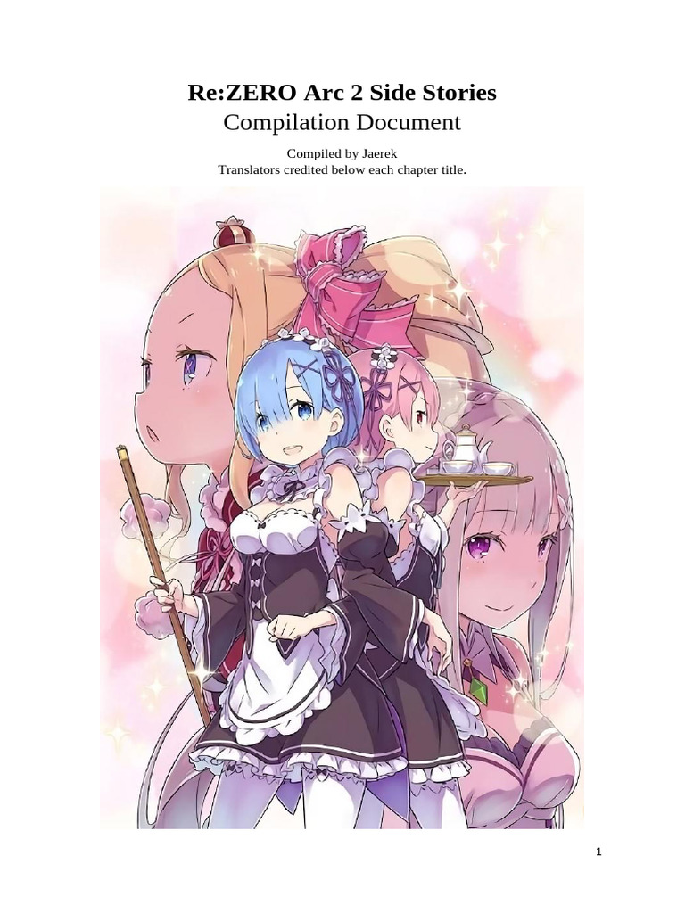 ReZERO Arc 2 SS | PDF | General Fiction