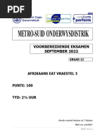 Afrikaans - Gr10 - Vraestel 3 - Oktober 2023 | PDF
