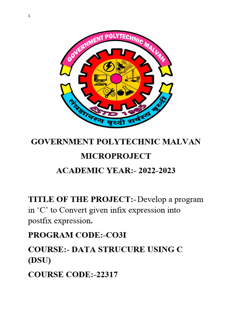 Dsu Microproject 2022-2023 | PDF | Software Engineering | Notation
