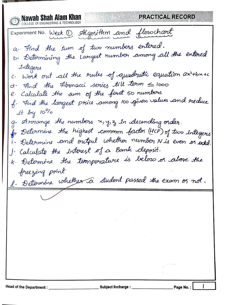PPS Record and Observation Hand Written | PDF