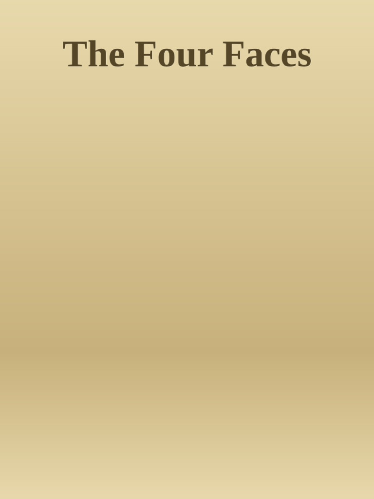 The Four Faces | PDF | Project Gutenberg