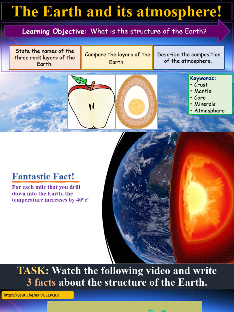 Structure of Earth and Atmosphere Overview | PDF | Earth | Planetary Core