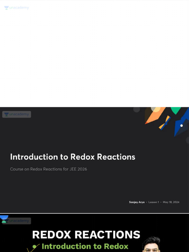 Introduction to Redox Reactions With Anno | PDF
