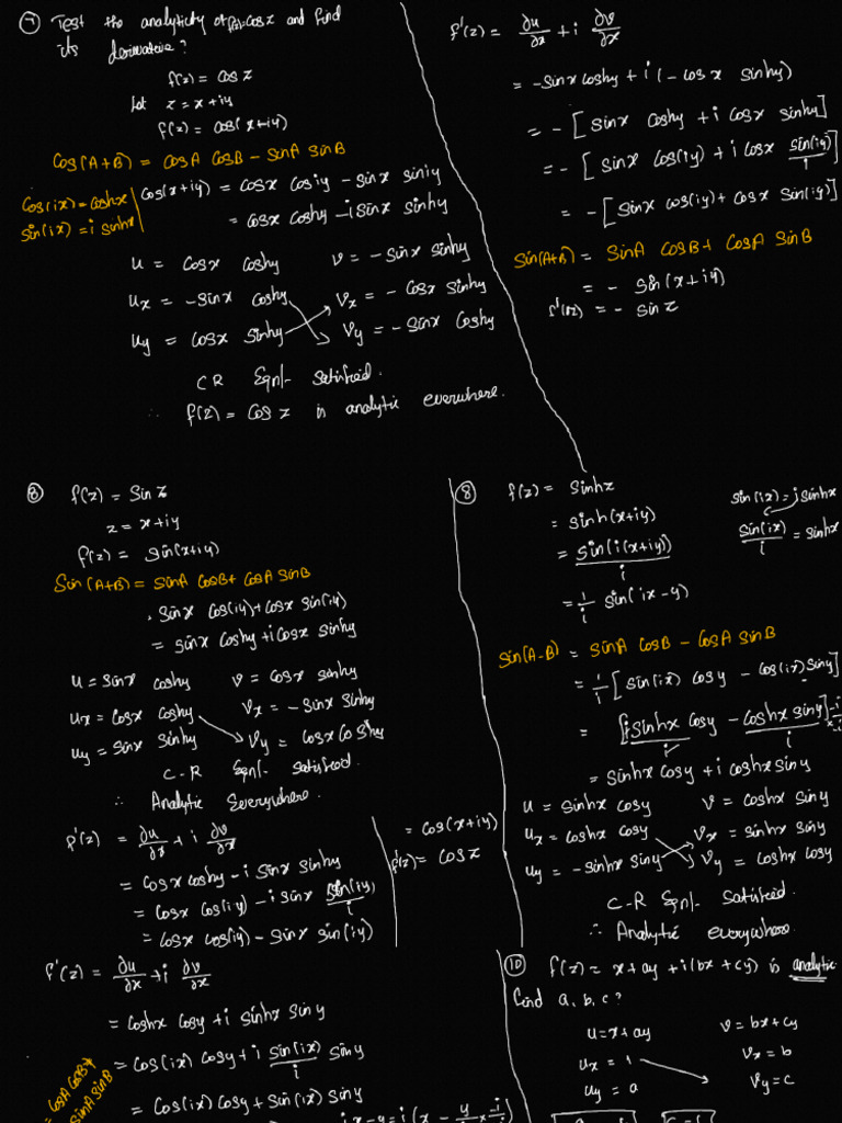 Analytic Function 11 02 24 Pdf