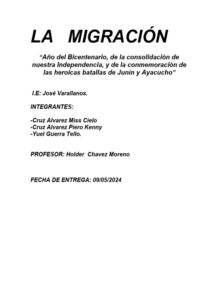 CIELODPCC Descargar Gratis PDF Migraci n Humana Inmigraci n