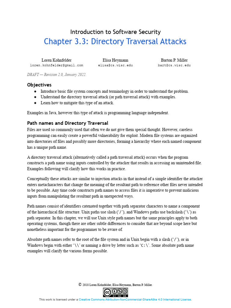 3 - 3 Directory Traversal | Download Free PDF | Computer File | Filename