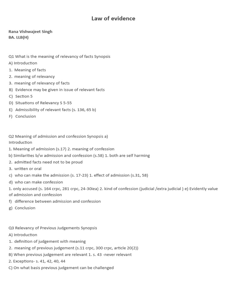 Harsh Bhadani - BA. LLB | PDF