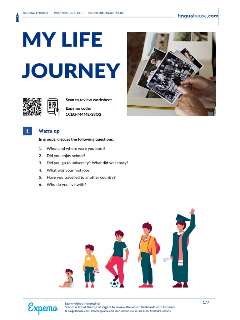 My Life Journey | PDF | Learning | Languages