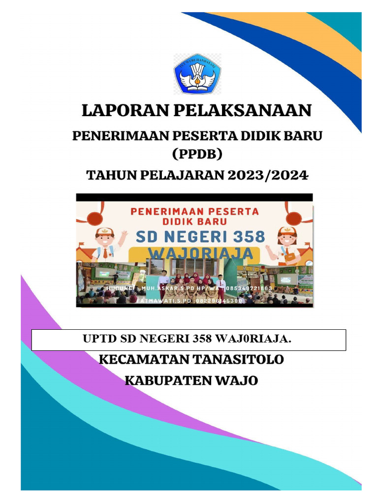 Laporan - Pelaksanaan - PPDB 2023 | PDF