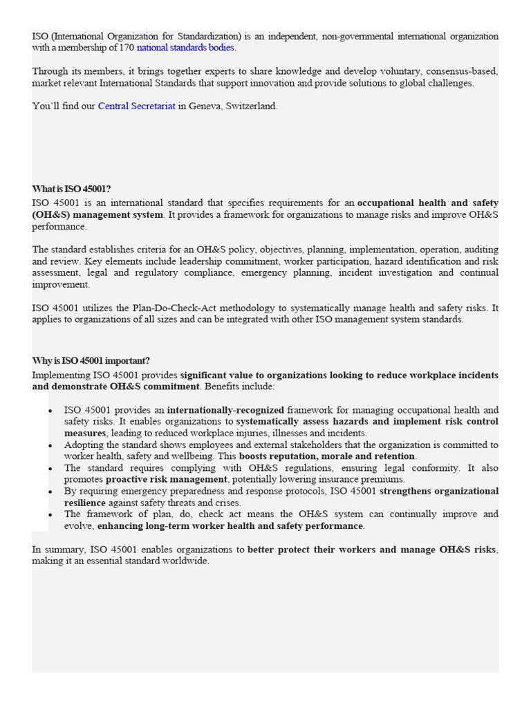National Standards Bodies | Download Free PDF | Iso 9000 | Quality ...