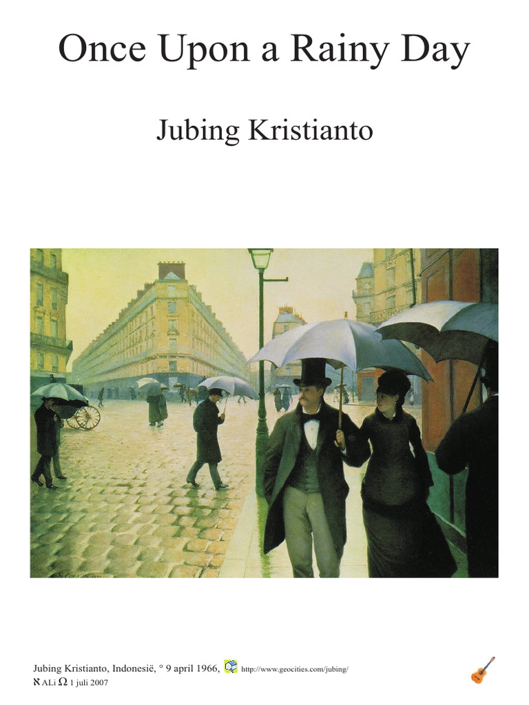 Jubing-Once Upon A Rainy Day | PDF