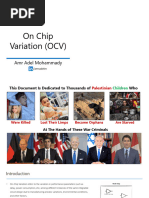 Assignment - OCV - AOCV - POCV - SOCV and LVF | PDF | Standard Deviation | Semiconductor Device ...