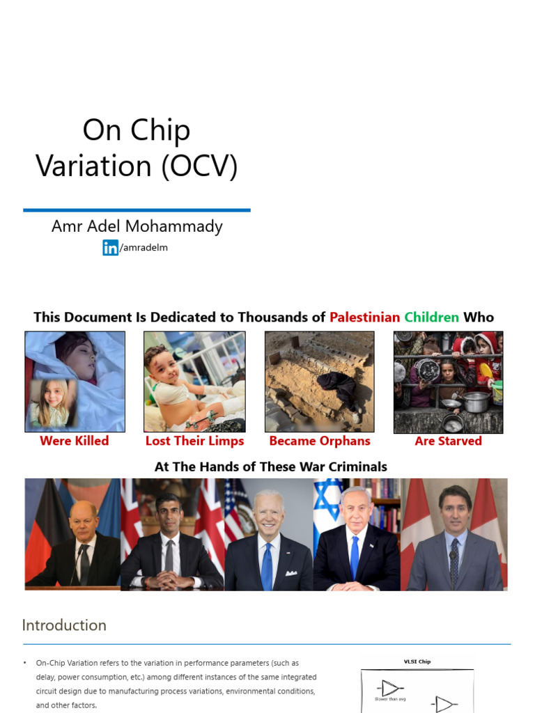 On-Chip Variation Analysis in VLSI | PDF | Integrated Circuit ...