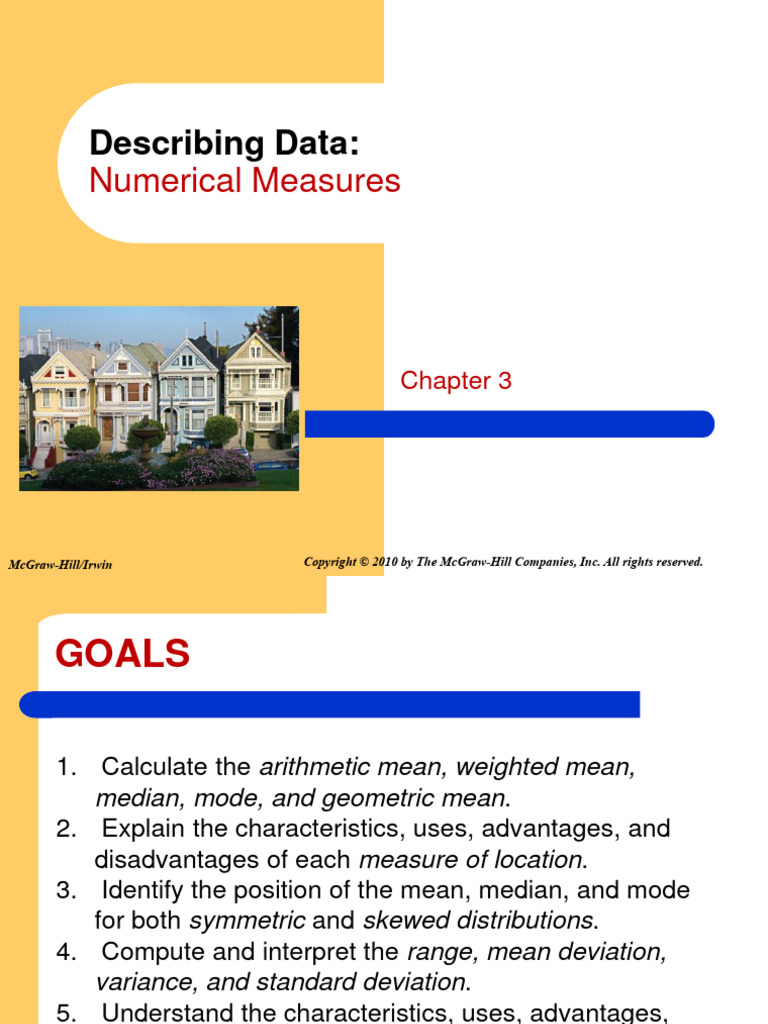 Chap 003 | PDF | Mean | Variance