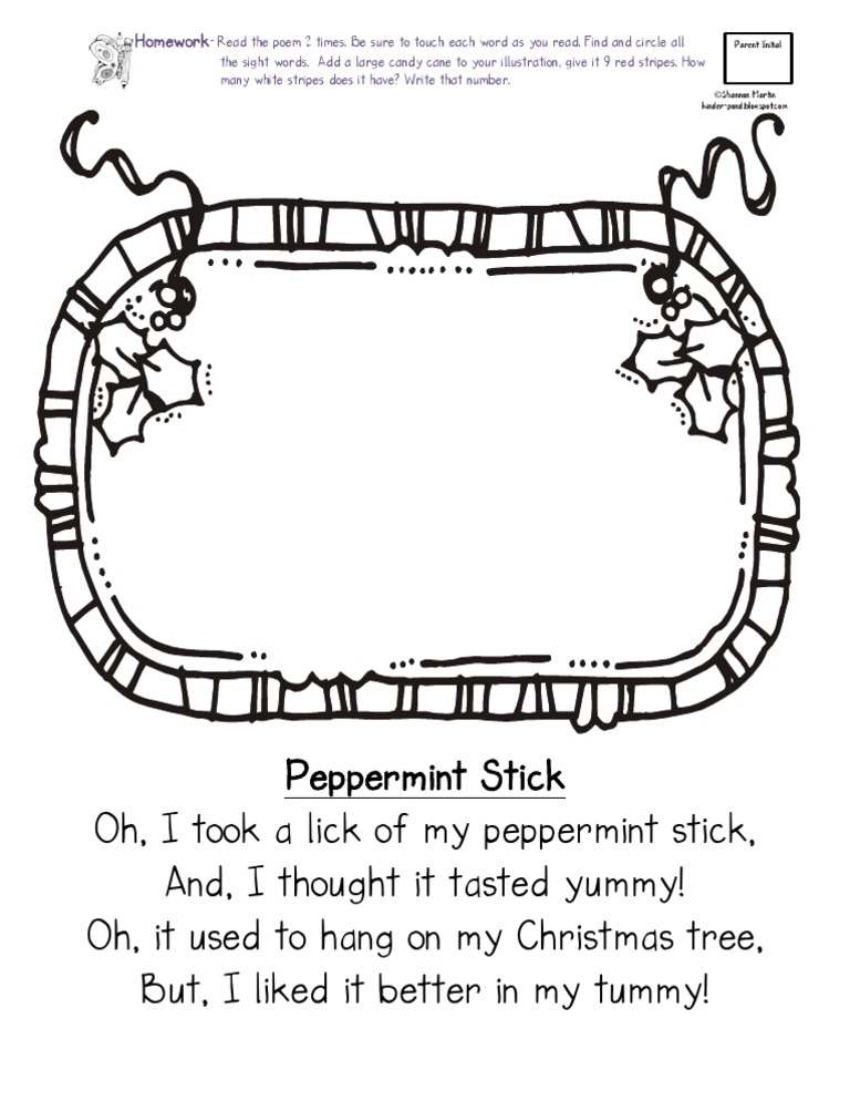 Peppermint Stick | PDF | Poetry