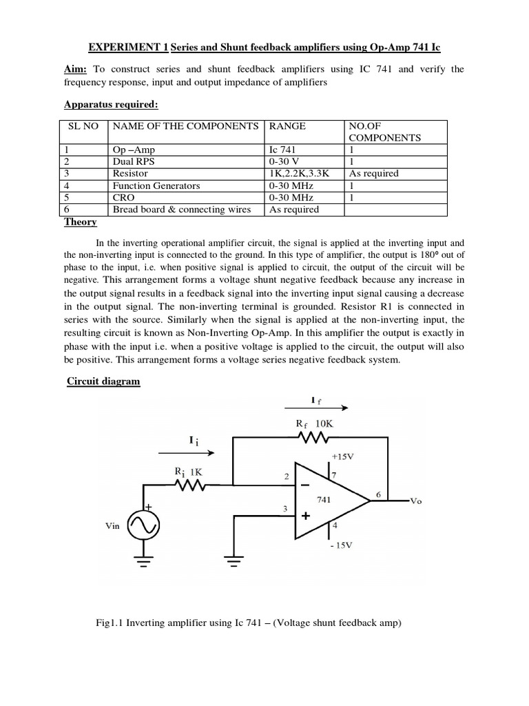 Lic Lab Manuel | PDF | Operational Amplifier | Amplifier Lic Lab Manuel | PDF | Operational Amplifier | Amplifier